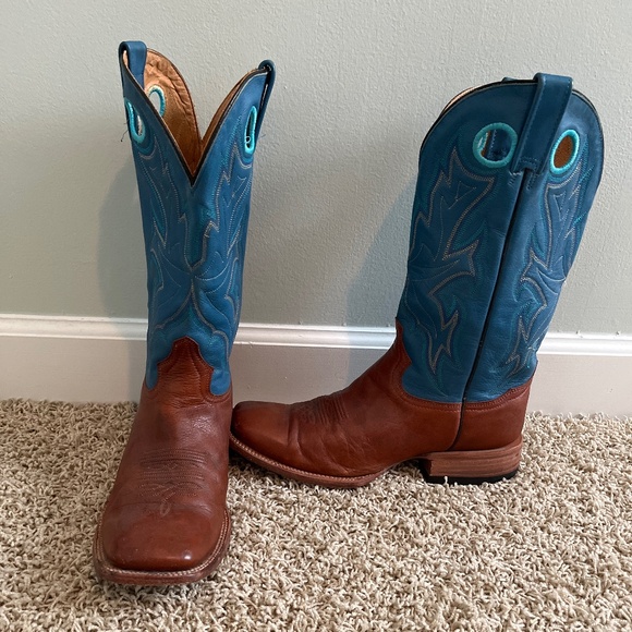 Stetson | Shoes | Mens Stetson Square Toe Cowboy Boots | Poshmark